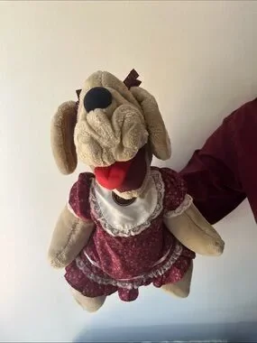 GANZ | Other | Vintage 98s Ganz Bros Wrinkles The Dog Plush Hand Puppet ...